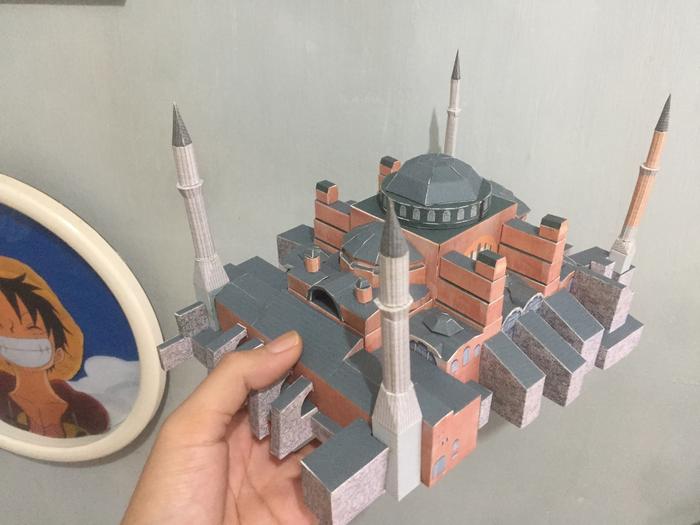 Jual DIY Papercraft Masjid Hagia Sophia - Turki Print - Kab. Kuningan ...