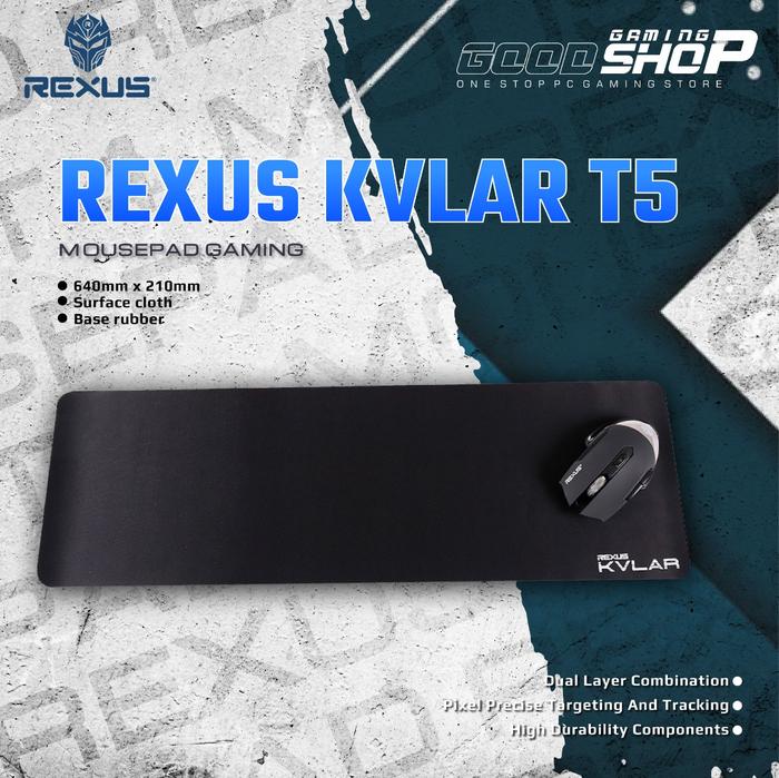 Jual Rexus Mousepad Gaming Kvlar T5 - Jakarta Pusat - GOODGAMINGSHOP ...