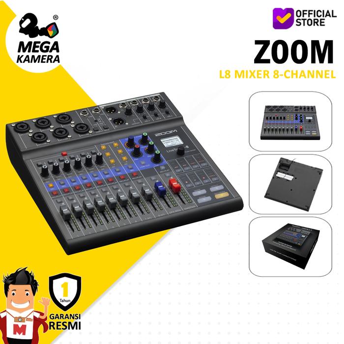 Promo Zoom LiveTrak L-8 Portable 8-Channel Digital Mixer and Multitrack ...