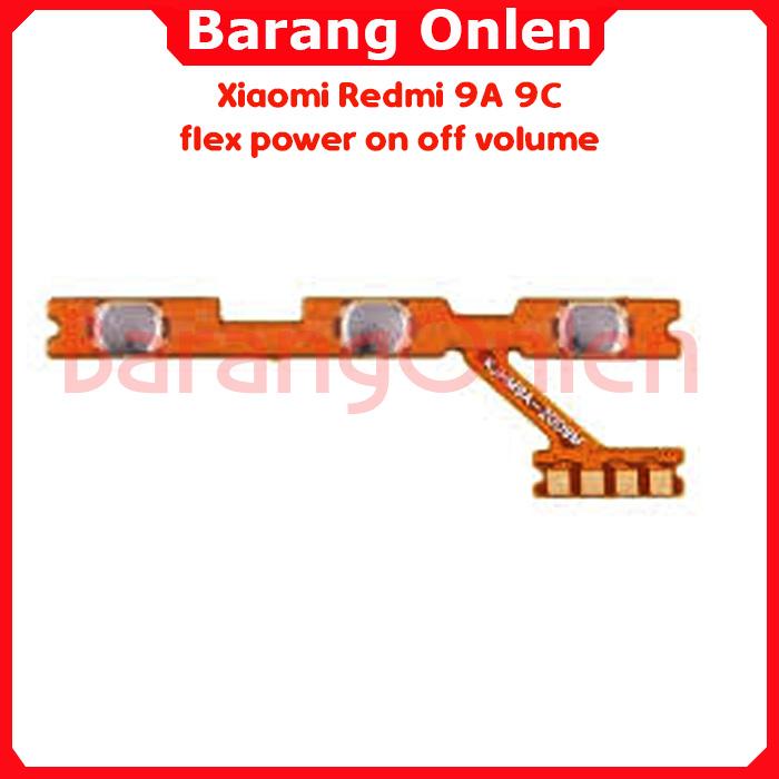 Jual Xiaomi redmi 9A 9C flexible power switch tombol on off volume ...