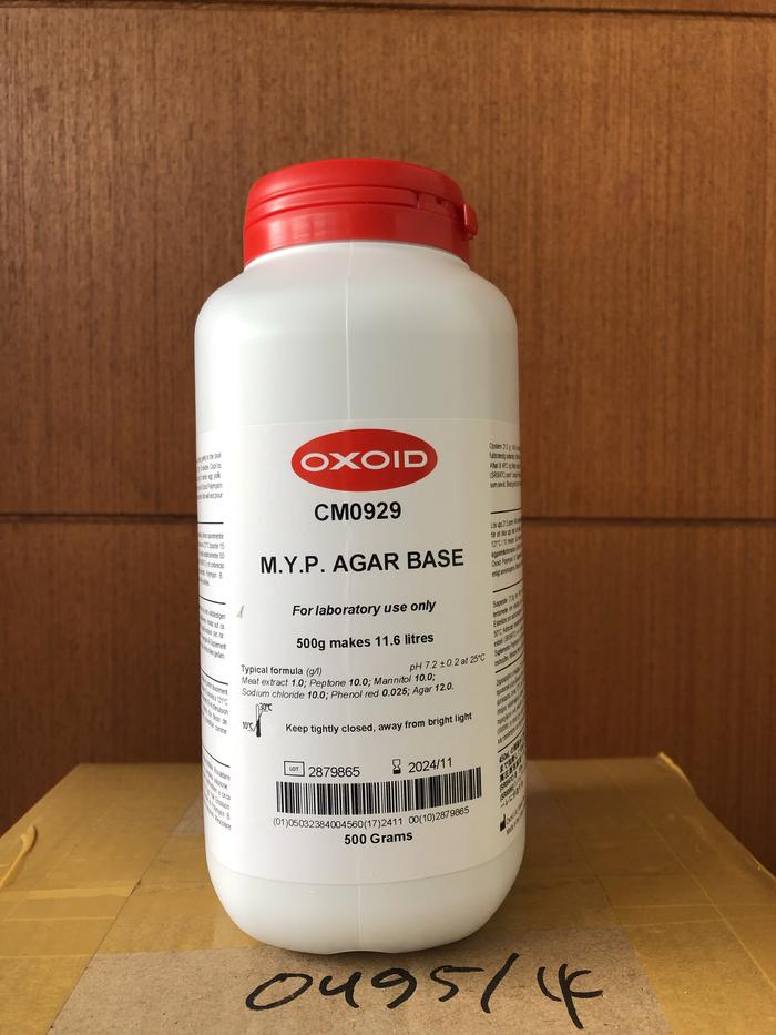 Jual MYP Agar (Mannitol Egg Yolk Polymyxin Agar) Oxoid CM0929B - Kab ...