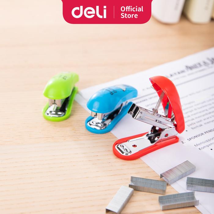 Jual Deli E0253 School Stapler/Hekter-Mini Stapler #10 w/staples 3C - Kab. Tangerang - Deli ...