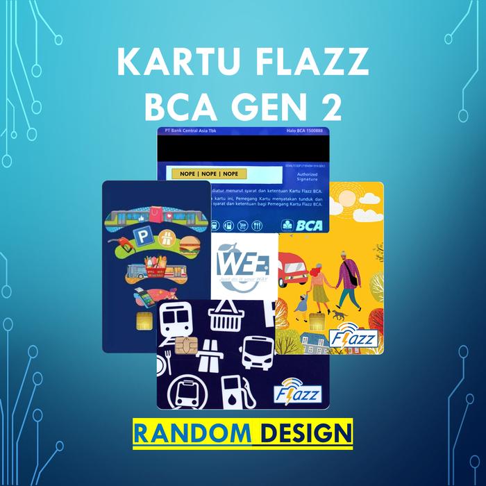Jual Kartu Trans Koleksi | BCA Flazz Gen 2 | Ukuran 1000 | Motif Random - Kab. Blora - WEE Store ...