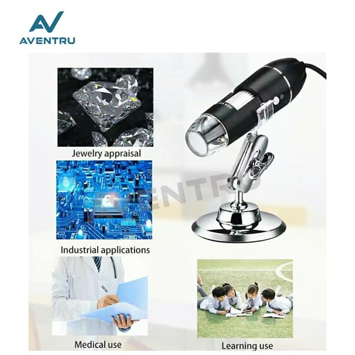 Jual Digital Microscope Endoscope 1600x Usb Mikroskop Endoskop Led ...