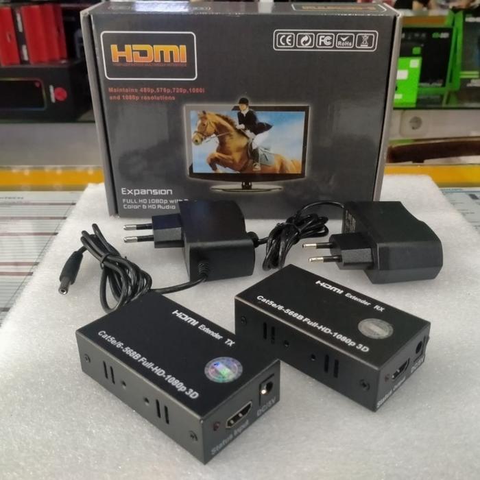 Jual HDMI Extender Max 60M over Kabel Lan RJ45 - Jakarta Selatan ...