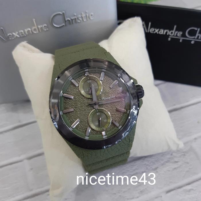 Jual jam tangan pria original alexandre christie 6585mf - Biru ...