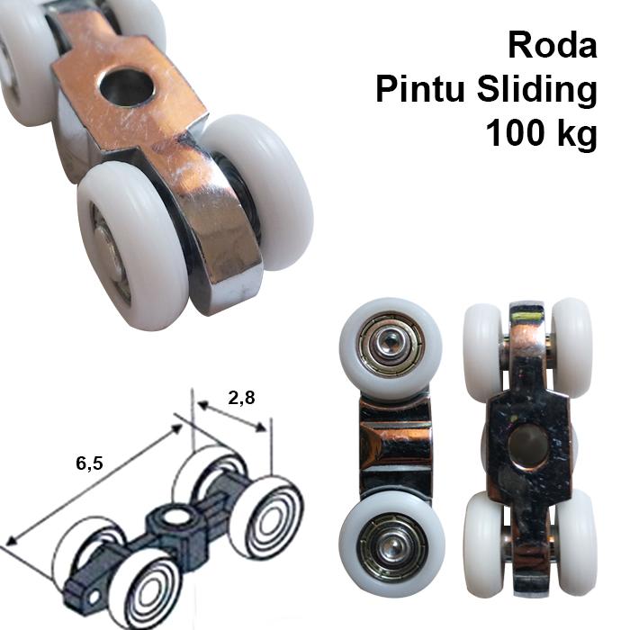Jual RODA REL SLIDING / PINTU GESER / MAX 100KG - Jakarta Barat - Kunci ...
