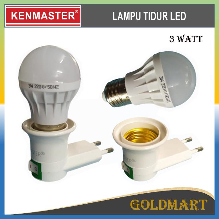 Jual Kenmaster Lampu Tidur Dim Night 3watt LED - Jakarta Barat - Gold ...