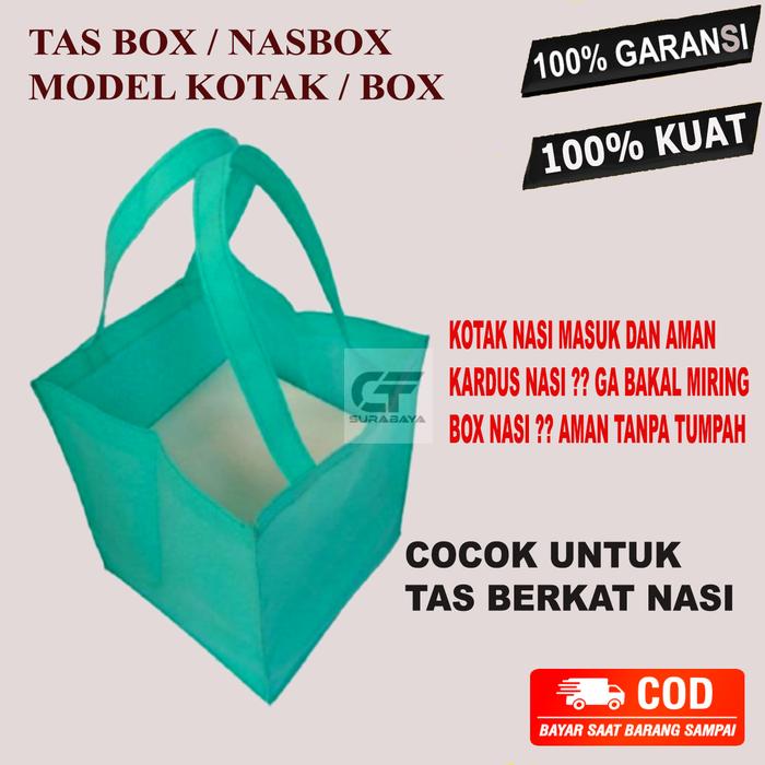 Jual Tas Spunbond Khusus Custom dan Sablon - Tas Box 40x30 - Kota ...