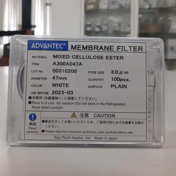Jual Advantec Membrane Filter - 3.0 Micron - A300A047A - Jakarta Utara ...