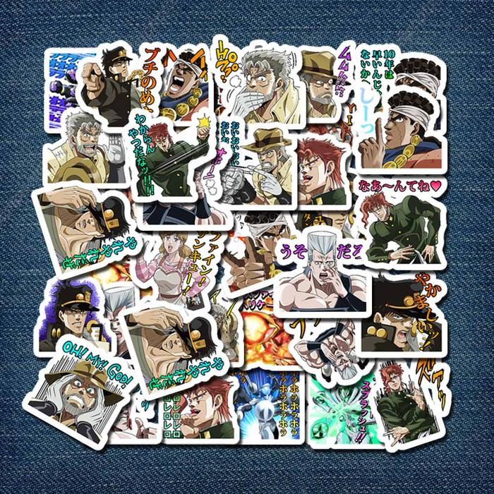 Jual STICKER PACK JOJO BIZARE V1| STIKER HP LAPTOP | STICKER KOPER HELM ...