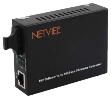Jual NETVIEL MEDIA CONVERTER 10/100Tx to 100Fx Multimode 2Km - Jakarta Pusat - TOKO FIBEROPTIC ...