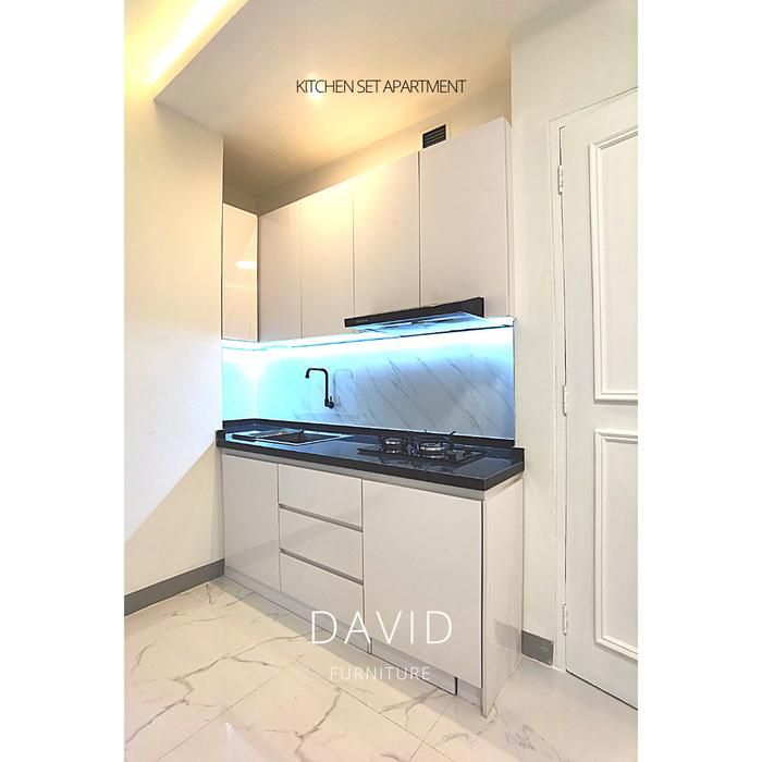 Jual Kitchen Set Anti Rayap Custom Apartemen mediterania gajah Mada ...