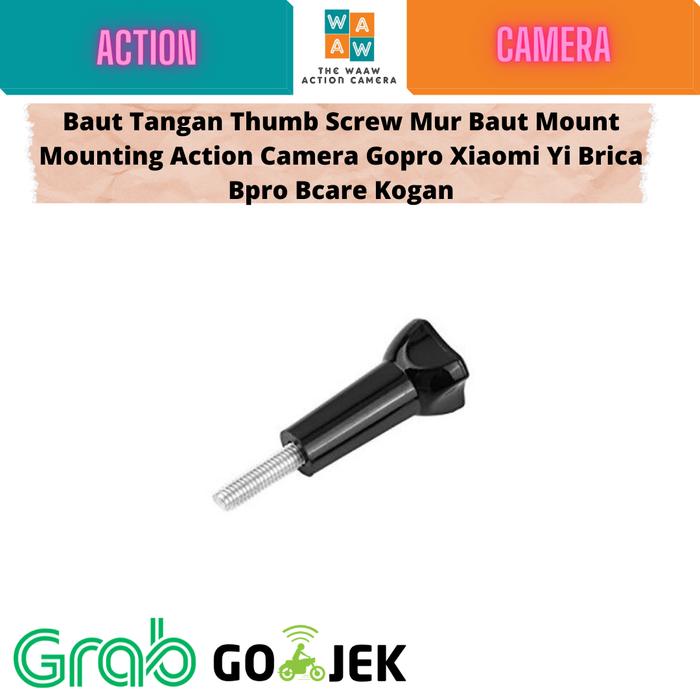 Jual Baut Tangan Thumb Screw Mur Baut Mount Mounting Action Camera ...