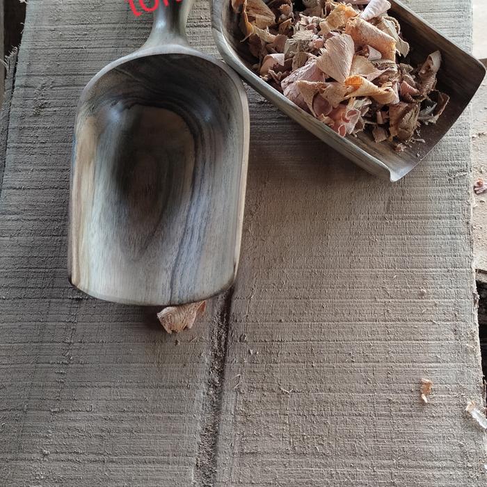 Jual scop kayu/wooden scop/sendok kayu jati - Kab. Kediri - THEKKU ...