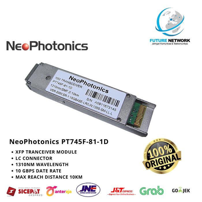 Promo NeoPhotonics PT745F-81-1D-XFP-10GLR-OC192SR -XFP MODULE TRANSCEIVER - Jakarta Pusat ...