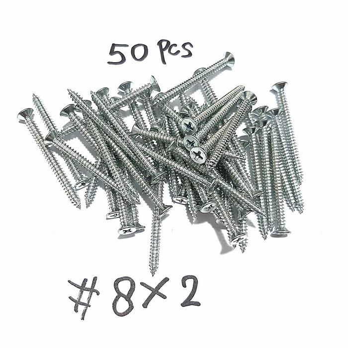 Jual Skrup Tapping 8 x 2" / Tapping Screw FAB 8x2 ( Isi 50 pcs ...