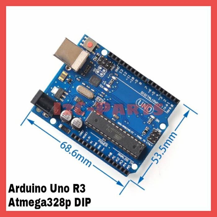 Jual Arduino Uno R3 ATMEGA328P DIP Compatible Board ATmega 16U2 Clone ...