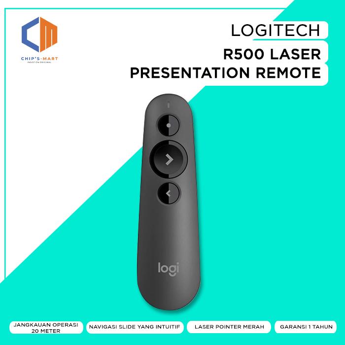 Jual LOGITECH R500 Wireless Presenter Laser Presentation with bluetooth ...