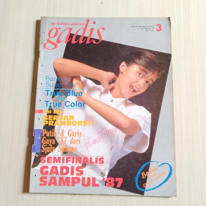 Jual Majalah GADIS No.3 Feb 1987 GABY + POSTER CYNDI LAUPER - Kota Tangerang Selatan - zagabookz ...