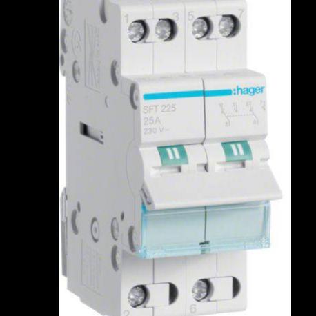 Jual Hager COS MCB CHANGE OVER SWITCH 2P 25A SFT225 - Jakarta Barat ...
