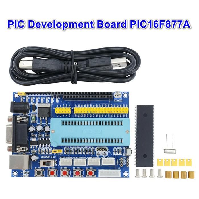 Jual PIC Development Board PIC16F877A 12V DC for JTAG Minimum System ...