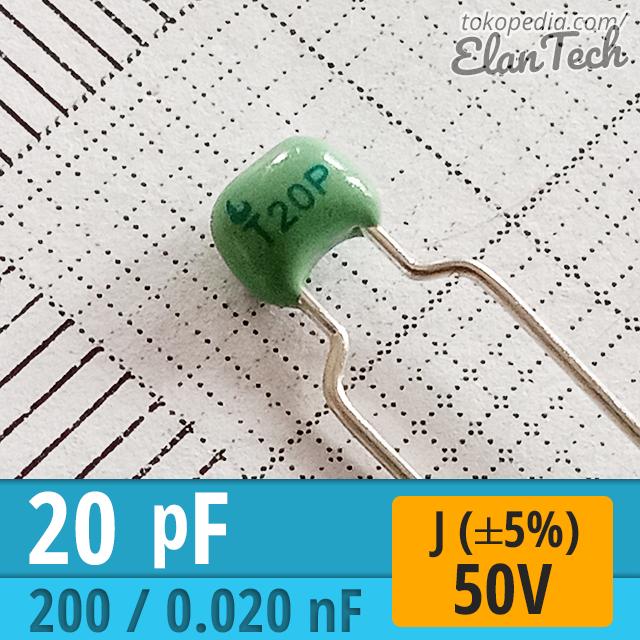 Jual 20pF / 200 MLCC Torch Ceramic Capacitor 20 pF Kapasitor ElanTech ...