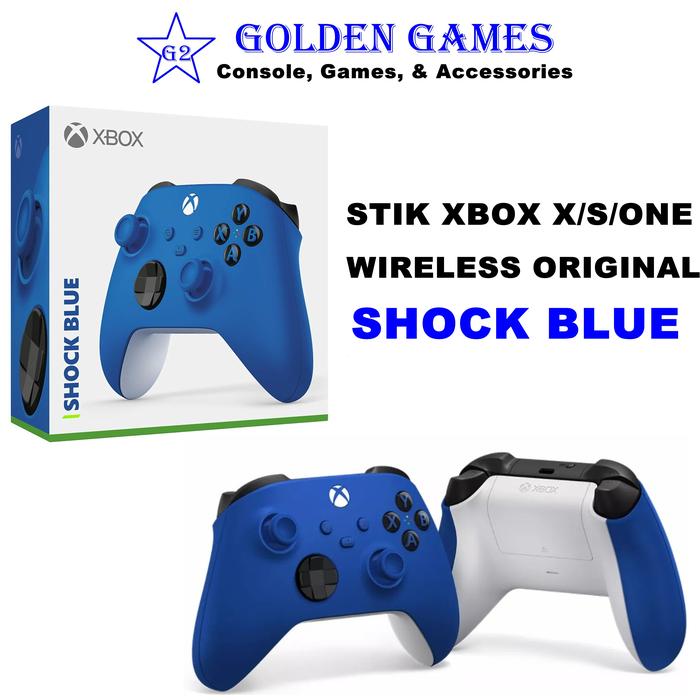 Jual Xbox Series X/S/Xbox One Wireless Controller - Shock Blue - Kota ...