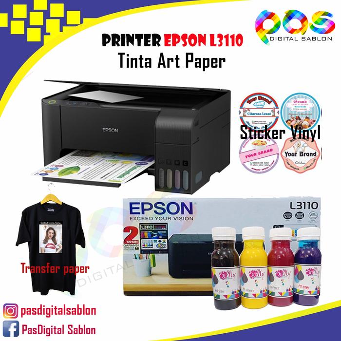 Jual Printer Sablon Epson L3210 Upgrade Tinta Art Paper (Scan Copy ...