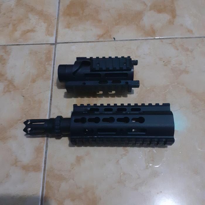 Jual CUSTOM CQB ris ras pendek handguard dcobra m416 / ar15 - Jakarta ...