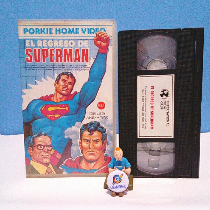 Superman En De Mol Mannen Vhs
