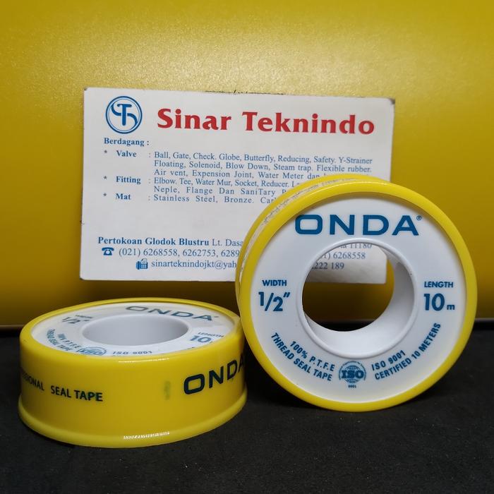 Jual Seal tape ONDA "1/2 inch" - Jakarta Barat - sinar teknindo ...