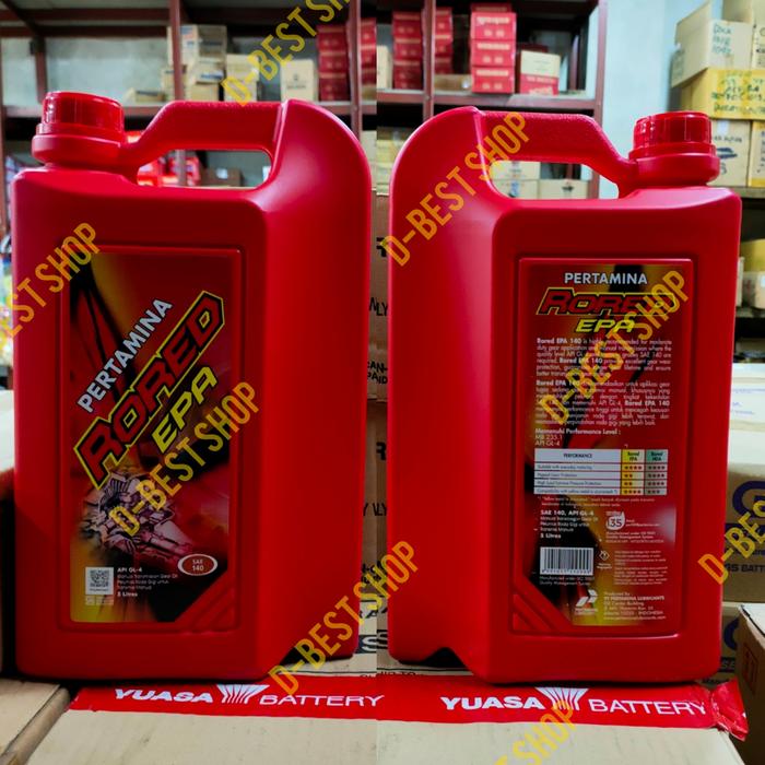 Jual OLI GARDAN / TRANSMISI MTF PERTAMINA RORED EPA 90 GL-4 - 5 LITER ...