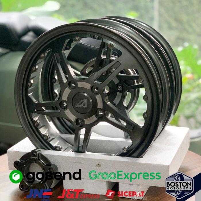 Jual Velg Sport Look brand Arcello ring 12" Front & Rear Vespa Matic ...