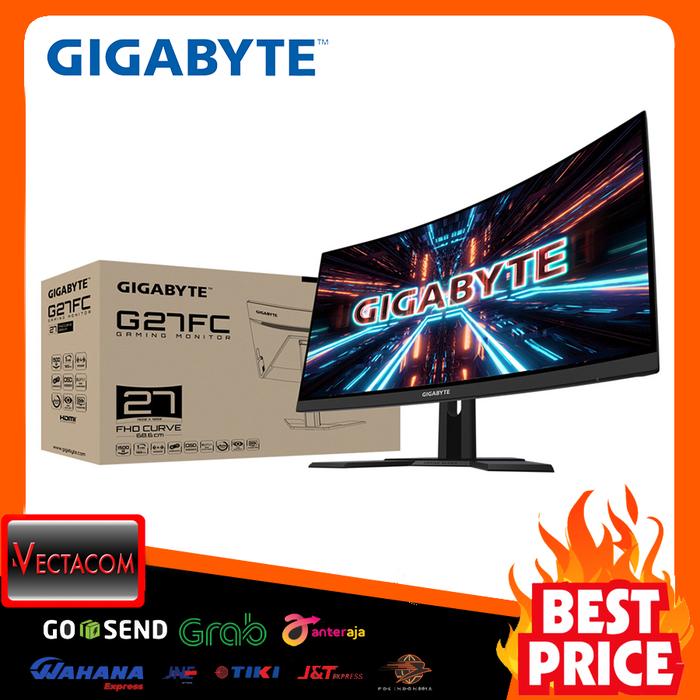 Jual MONITOR GAMING GIGABYTE G27FC A - EK CSOT 27" CURVED FHD 165HZ ...