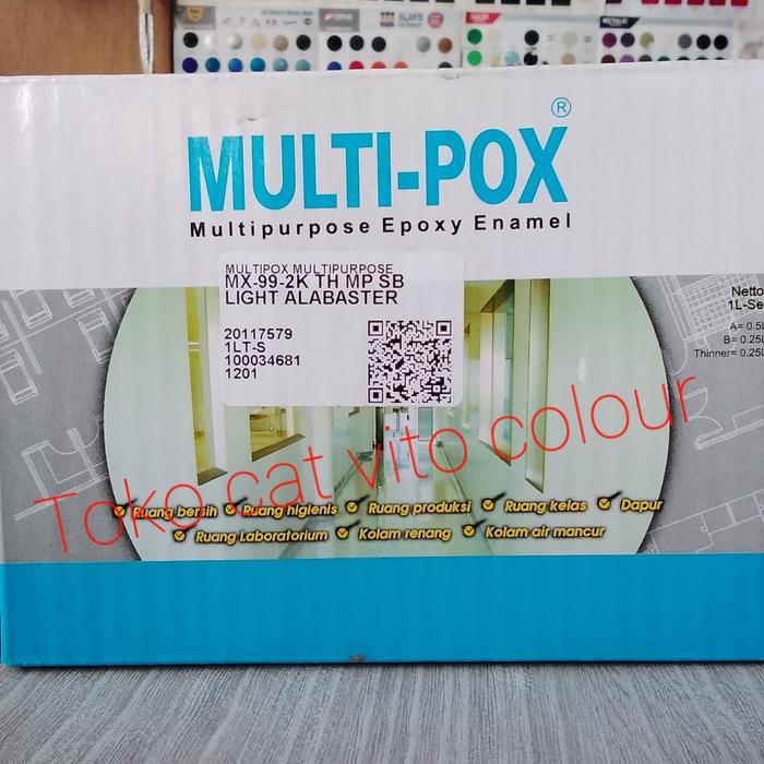 Jual multipox mx99 light alabaster 2k cat lantai propan - Jakarta Barat ...