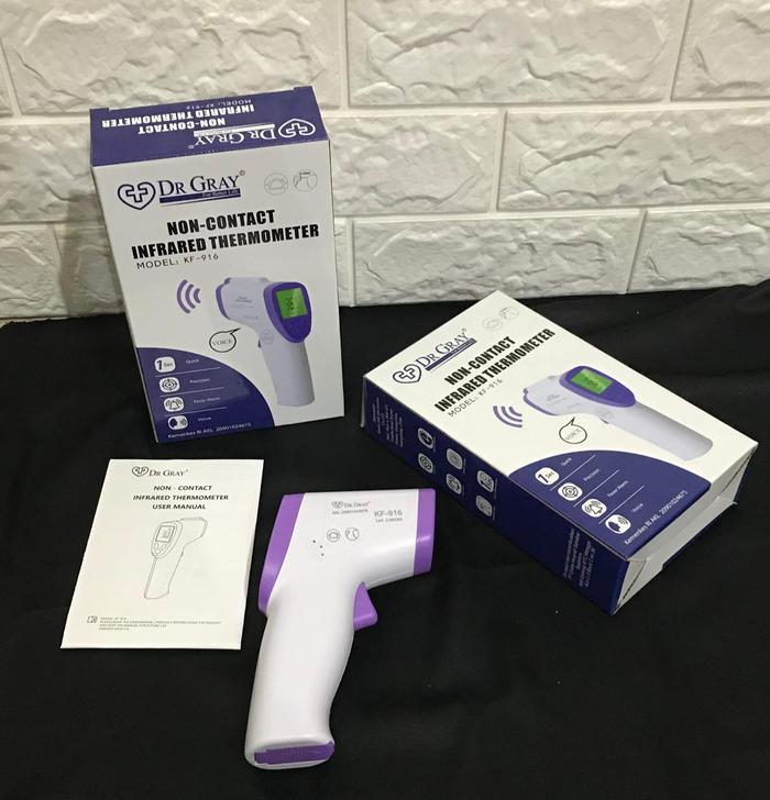 Jual Termometer Tembak Non Contact Dr Gray Thermometer Infrared IT-916 ...