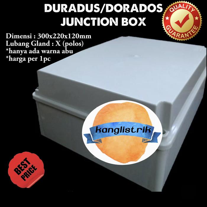 Jual DURADUS JUNCTION BOX 300x220x120 mm ABU POLOS - Jakarta Barat ...