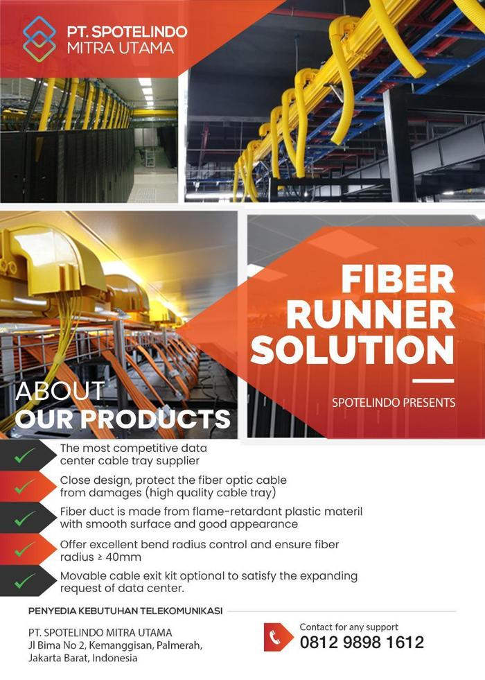 Jual Fiber Runner / Cable duct Fiber Optic For Data Center - Spotlink ...
