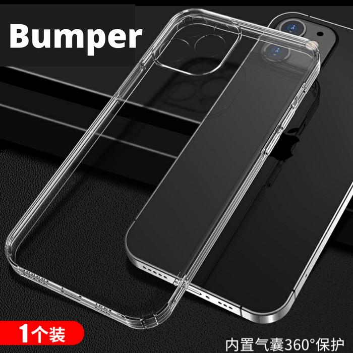 Jual Iphone 12(12,Mini,Pro,Promax) case clear bening silicon bumper ...