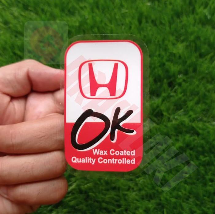 Jual sticker OK HONDA TEMPEL DALAM KACA - Kota Bandung - garasilakki ...