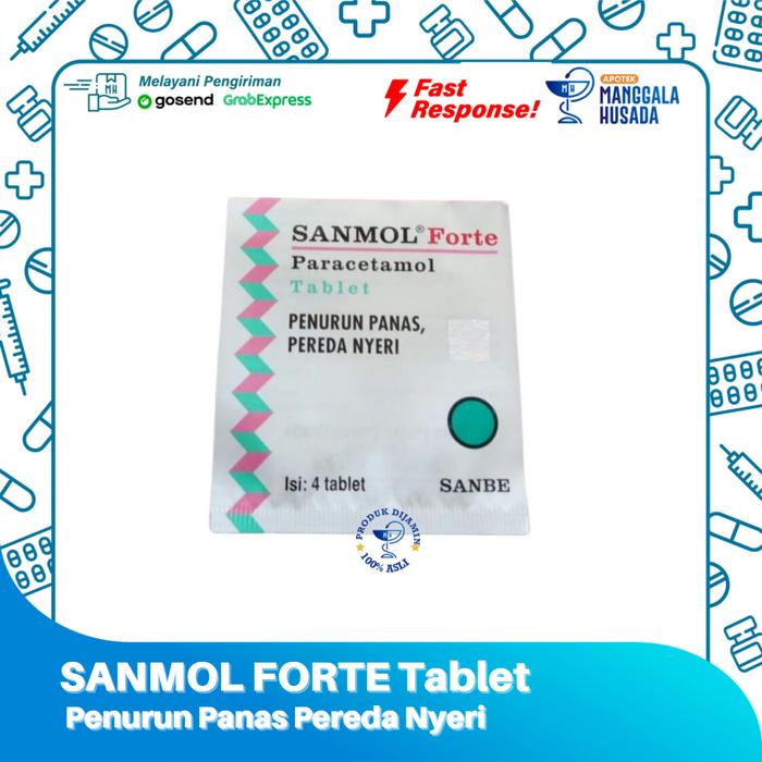 Jual SANMOL FORTE TABLET 1 STRIP @ 4 TABLET - Kota Palembang - APOTEK ...