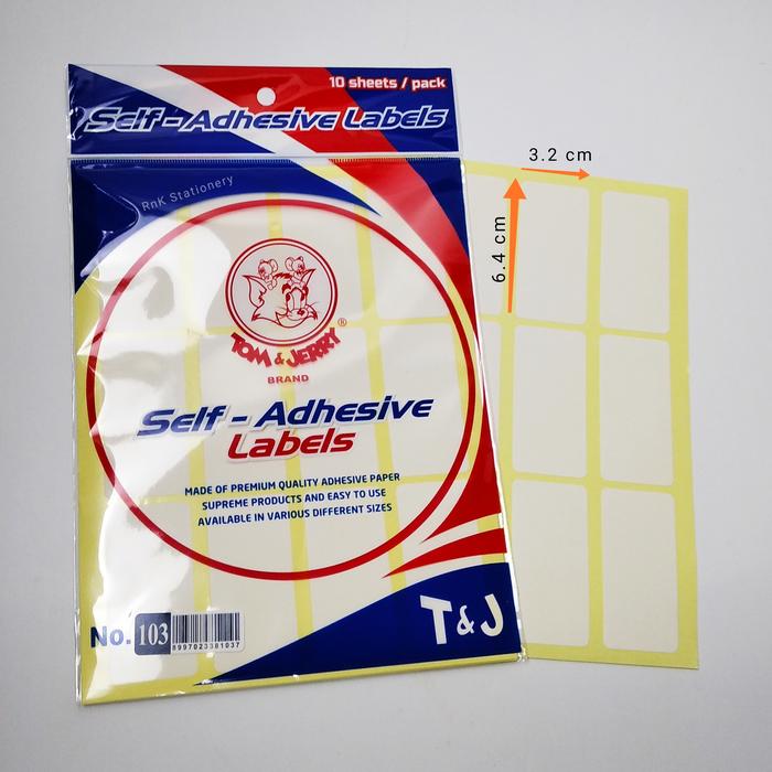 Jual LABEL TOM AND JERRY 103 TNJ STICKER & STIKER - Kab. Tangerang ...