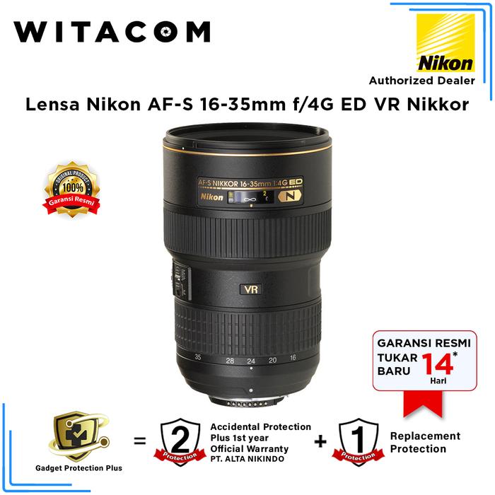 Promo Nikon AF-S 16-35mm AFS 16-35 f/4G ED VR Nikkor - Garansi Resmi ...