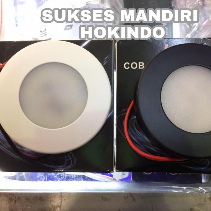 Jual LED downlight outbow mini 3watt LED tempel outbow Hitam Kuning ...