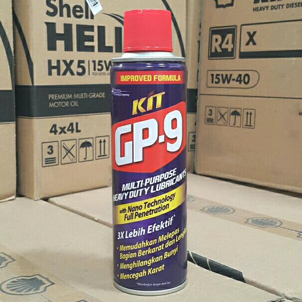 Jual ANTI KARAT DAN PELUMAS SERBA GUNA KIT GP-9 / GP9 / GP 9 225 ML ...