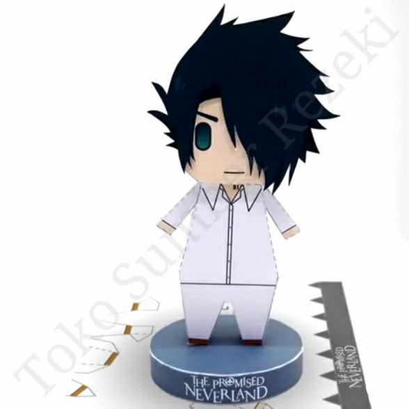 Jual Action Figure The Promised Neverland Ray Papercraft Miniature ...