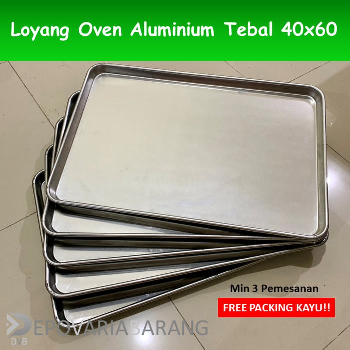 Jual Loyang Roti Loyang Kue Kering Oven Ukuran 40x60 Aluminium Tebal ...