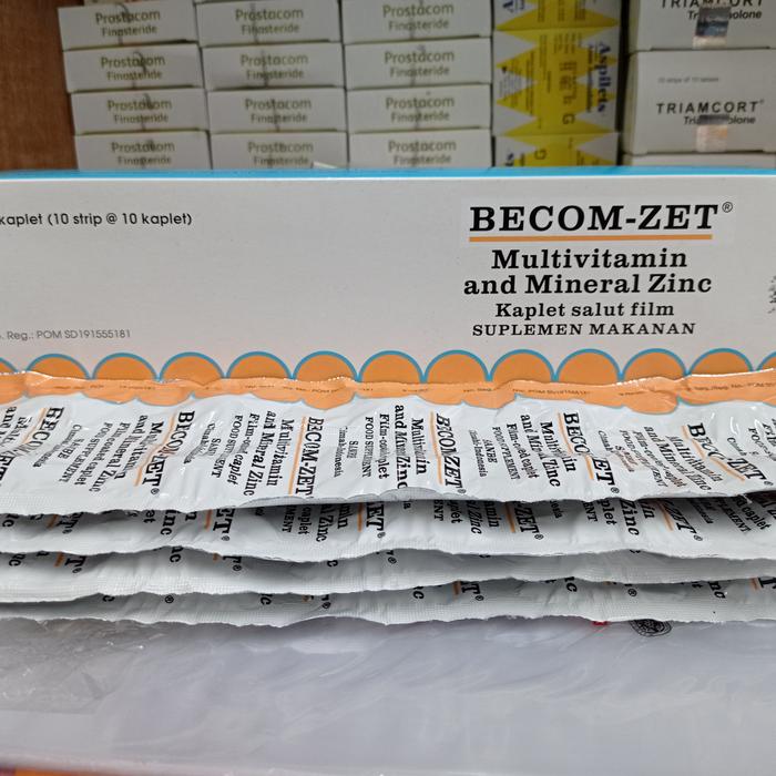 Jual becomzet multivitamin vitamin c zinc strip 10 tablet - Jakarta ...