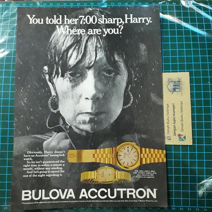 Jual iklan jadul jam tangan BULOVA ACCUTRON - Kota Salatiga - Omah Buku ...